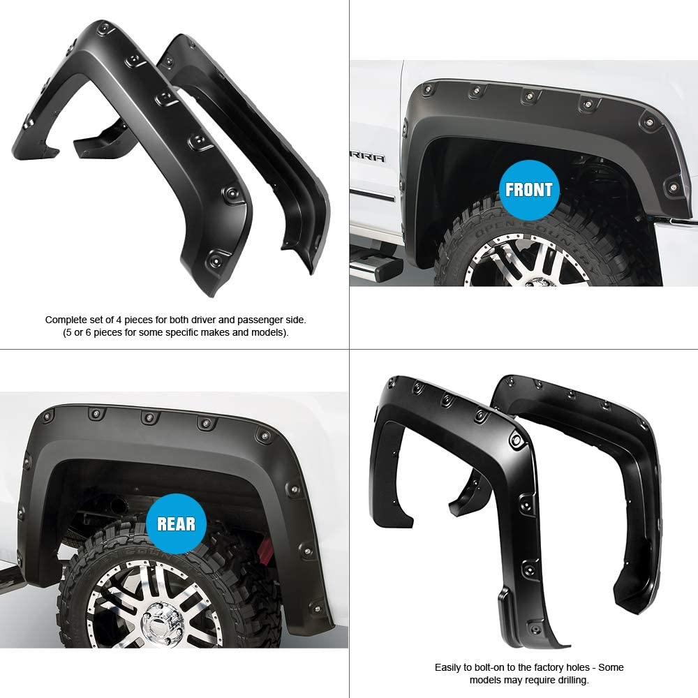 Pocket Rivet Style Fender Flares GMC Sierra 1500 – Iron Haul